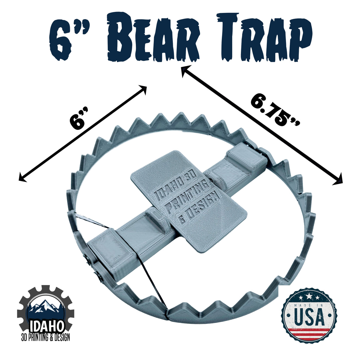 Hello Neighbor - Toy Bear Trap -3D Printed *Fan Inspired* – Idaho 3D ...