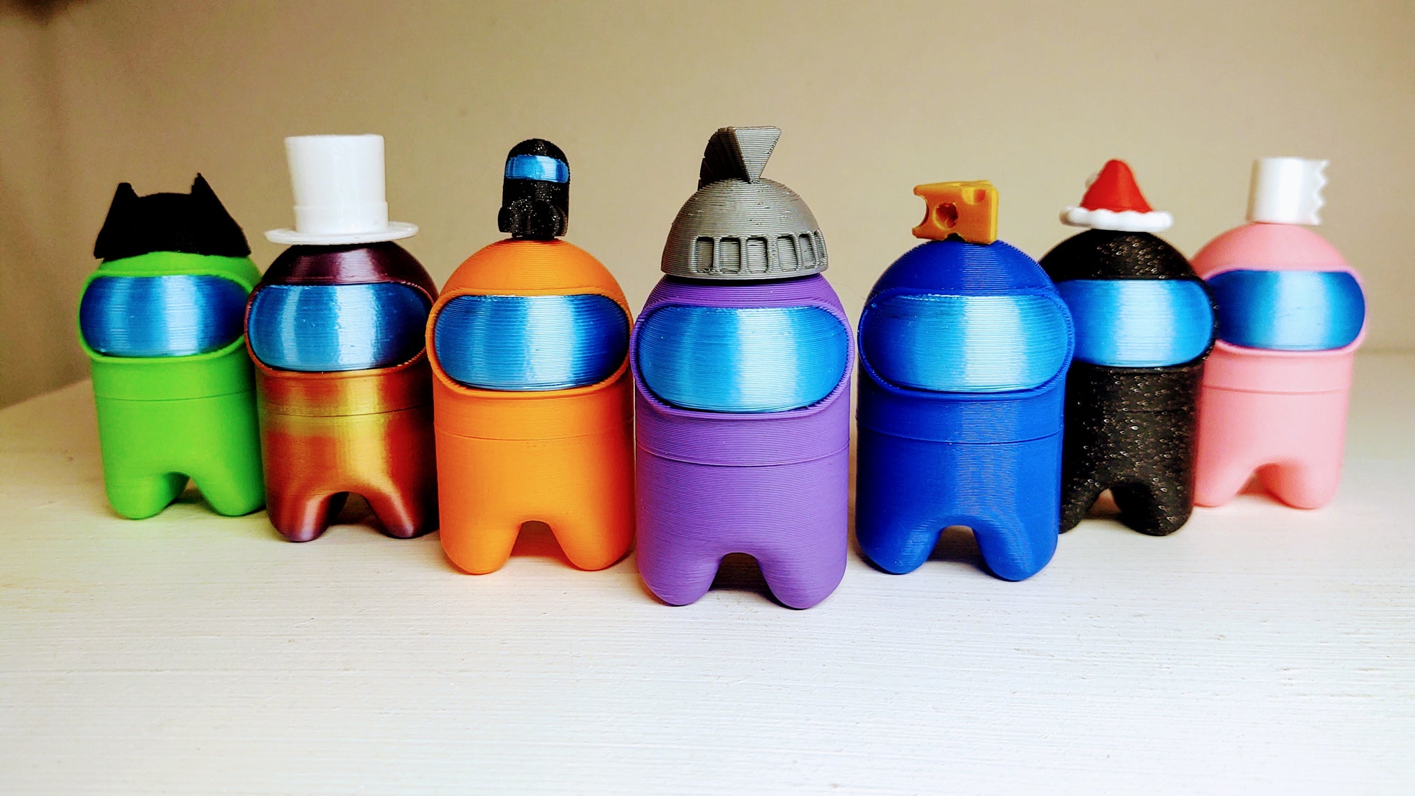 Transforming Crewmate and Ghost - 3D Printed Magnetic – Idaho 3D ...