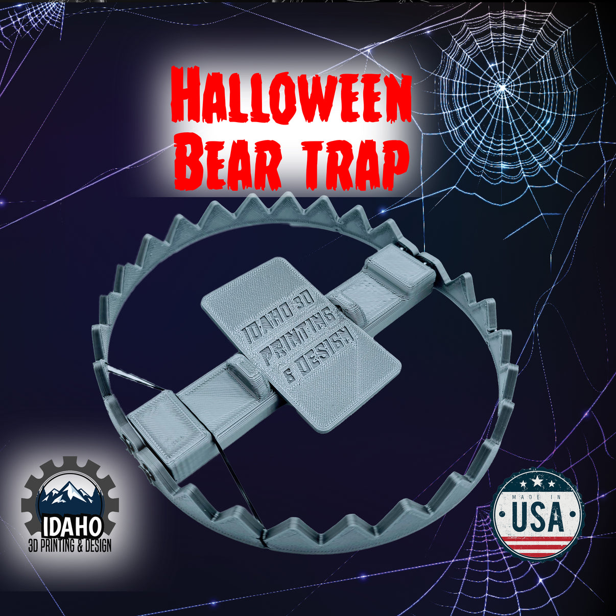 Halloween Prop - Bear Trap – Idaho 3D Printing & Design