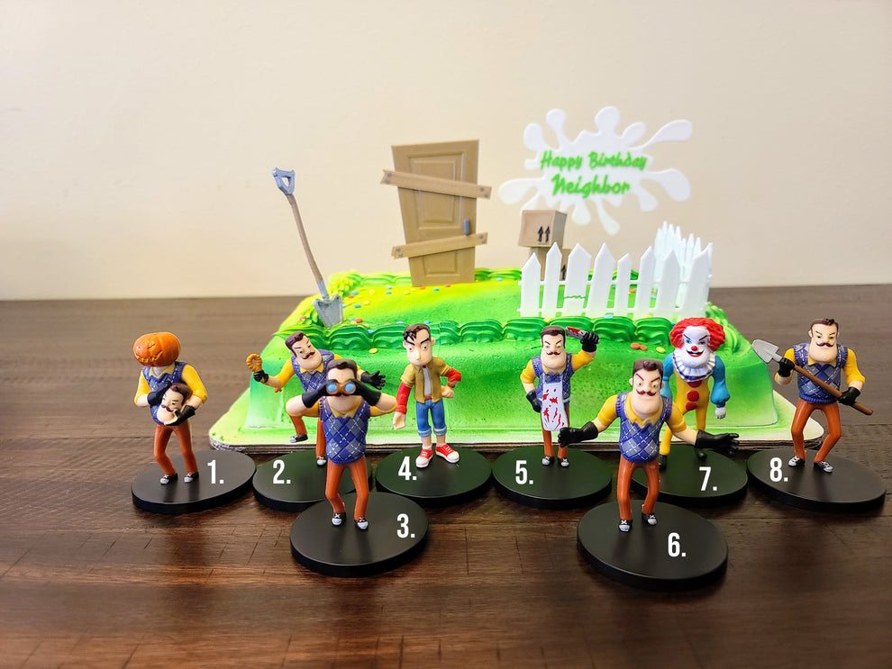 Hello Neighbor -Birthday Cake Topper – Idaho 3D Printing & Design
