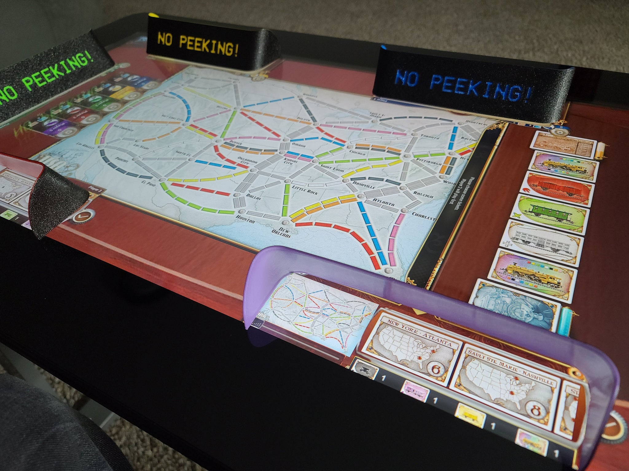 Arcade1Up Infinity Game Table Screen Blockers - No Peeking, Customized ...