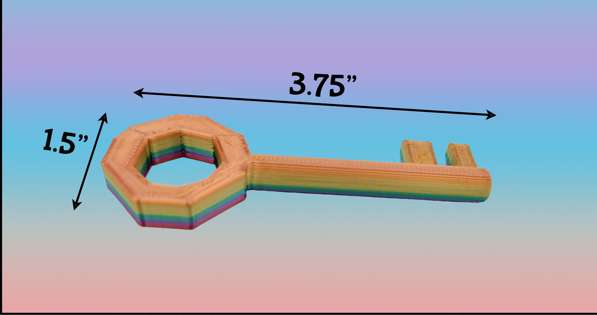 Hello Neighbor - Key Special Edition Rainbow – Idaho 3D Printing & Design
