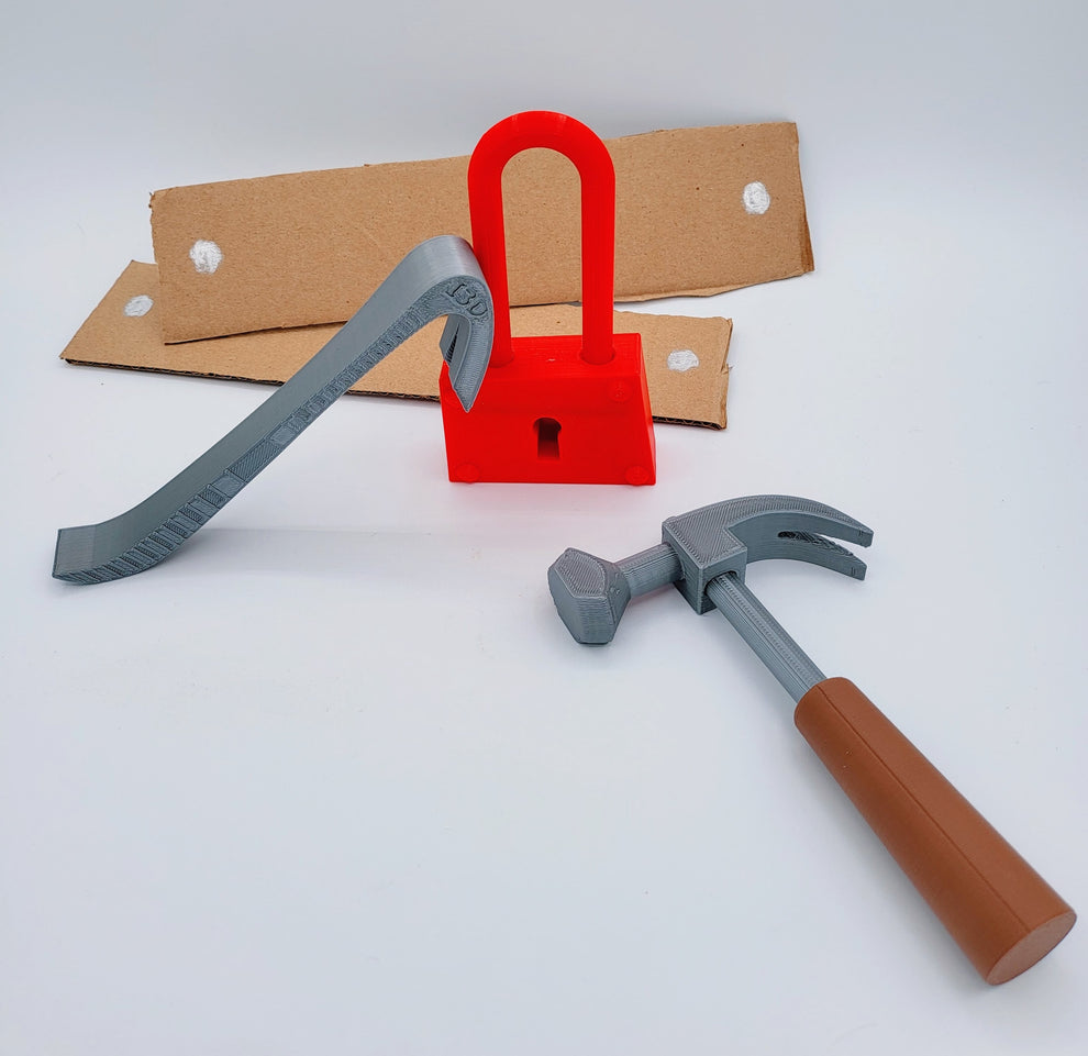Hello Neighbor - Heavy Duty Crowbar -3D Printed Pretend Play In Real L ...